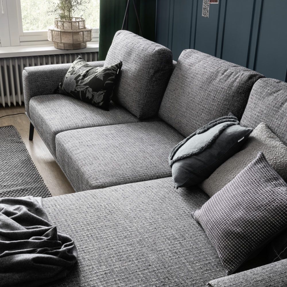 Sofa mit Longchair Stage SCHÖNER WOHNEN-Kollektion